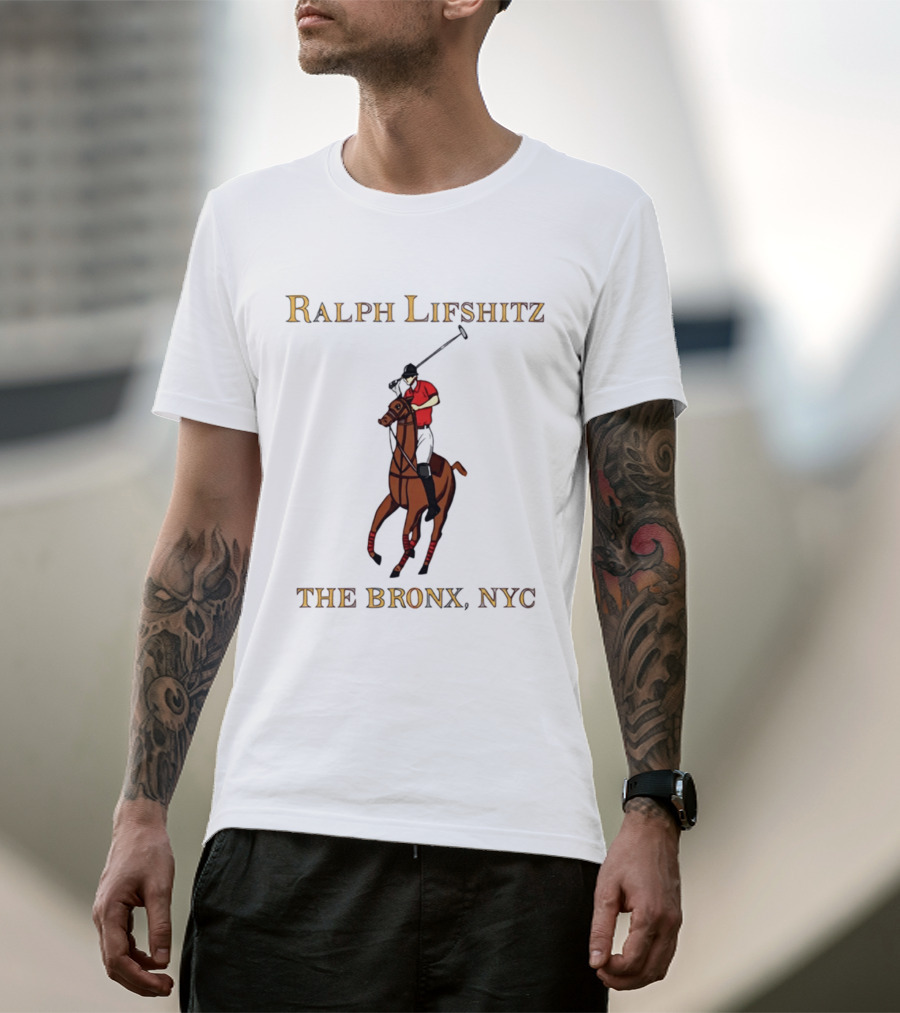 Ralph Lifshitz Big Pony The Bronx NYC Polo Rider T-Shirt