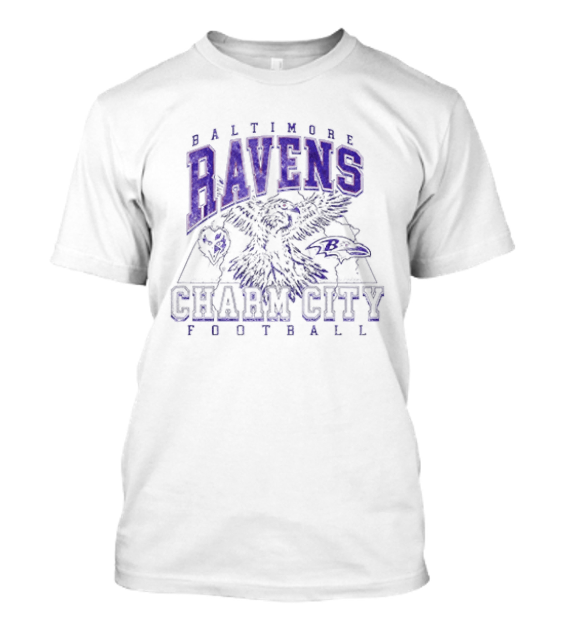 Baltimore Ravens Charm City Football Ravens T-Shirt