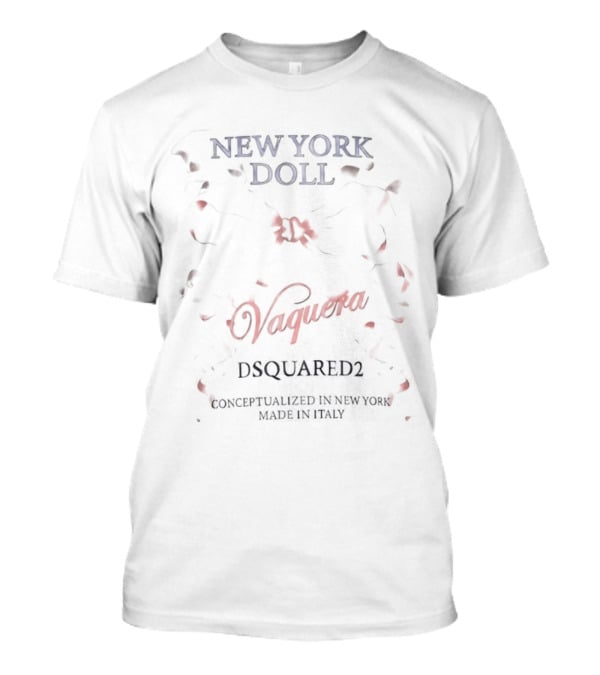 New York Doll Vaquera Dsquared2 Conceptualized Made In Italy T-Shirt