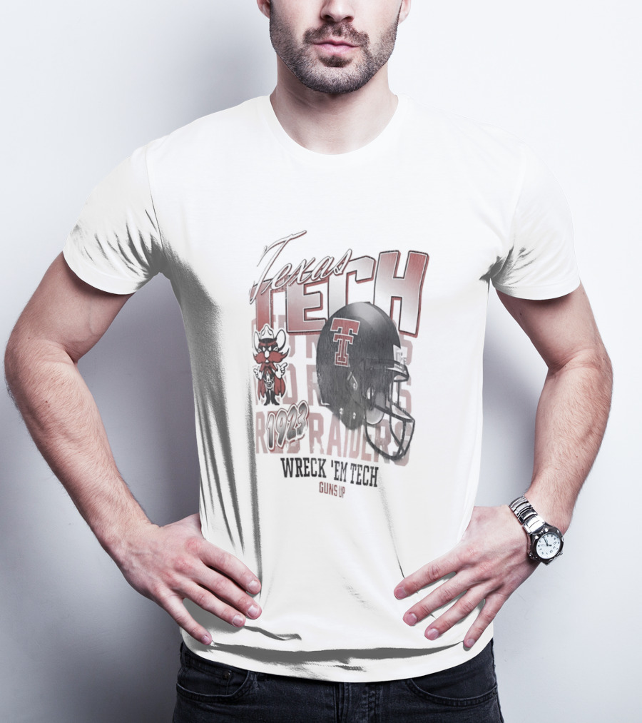 Texas Tech Red Raiders Raider Red Wreck Em Tech Since 1923 T-Shirt