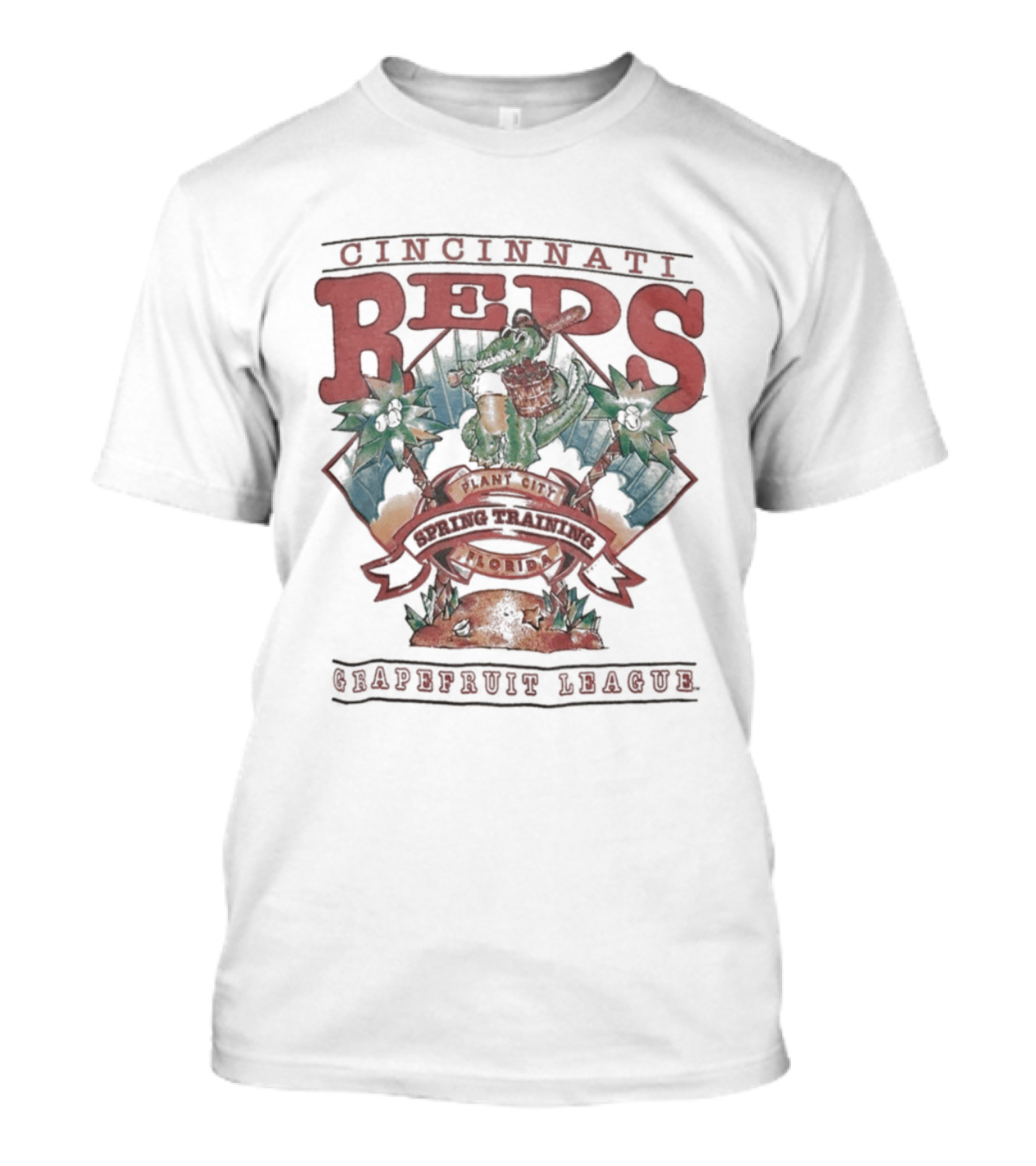Cincinnati Reds Florida Spring Training Grapefruit League MLB Plant City T-Shirt