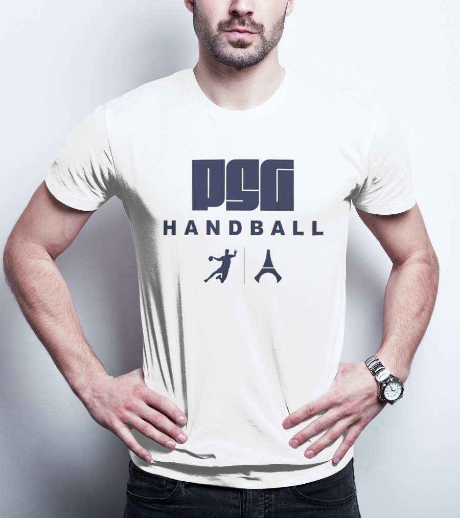 PSG Handball Paris France Eiffel Tower Player T-Shirt