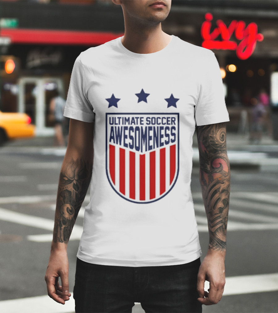 Ultimate Soccer Awesomeness Stars Stripes T-Shirt