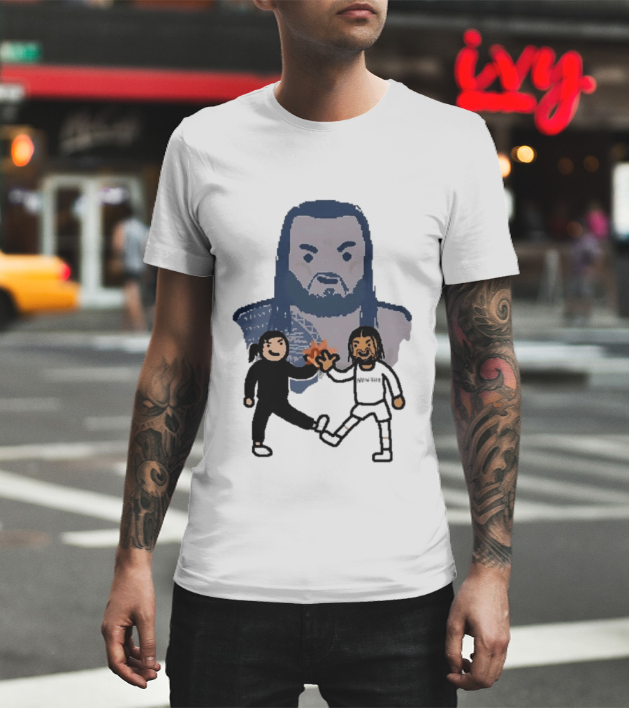 New York Knicks Acknowledge Me NBA Paint T-Shirt