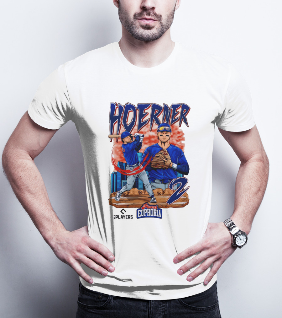 Nico Hoerner Chicago Cubs Euphoria The Players 2 Major League Baseball T-Shirt