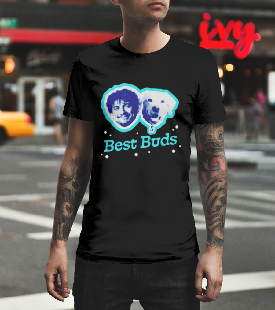 Best Buds Human And Dog Friendship T-Shirt