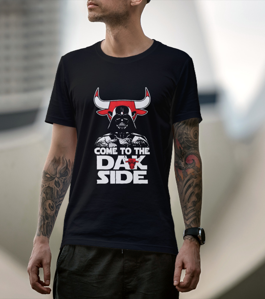 Come To The Dark Side Darth Vader Chicago Bulls Star Wars T-Shirt