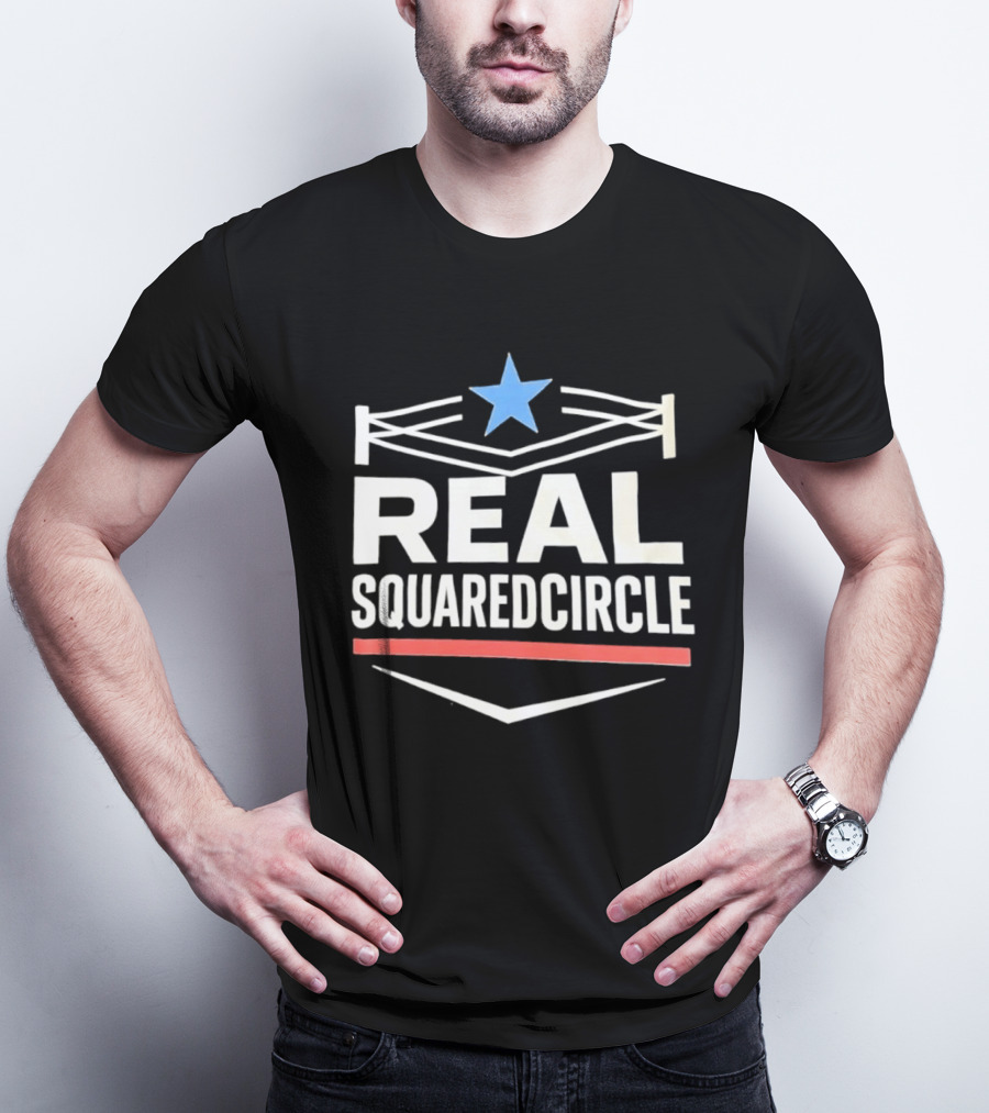 Real Squaredcircle WWE Wrestling Ring Star T-Shirt