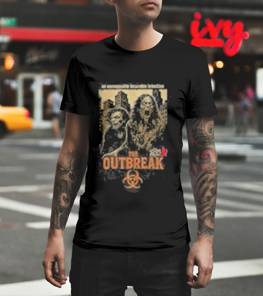 The Outbreak JCW Unstoppable Incurable Infection Retro Zombie T-Shirt