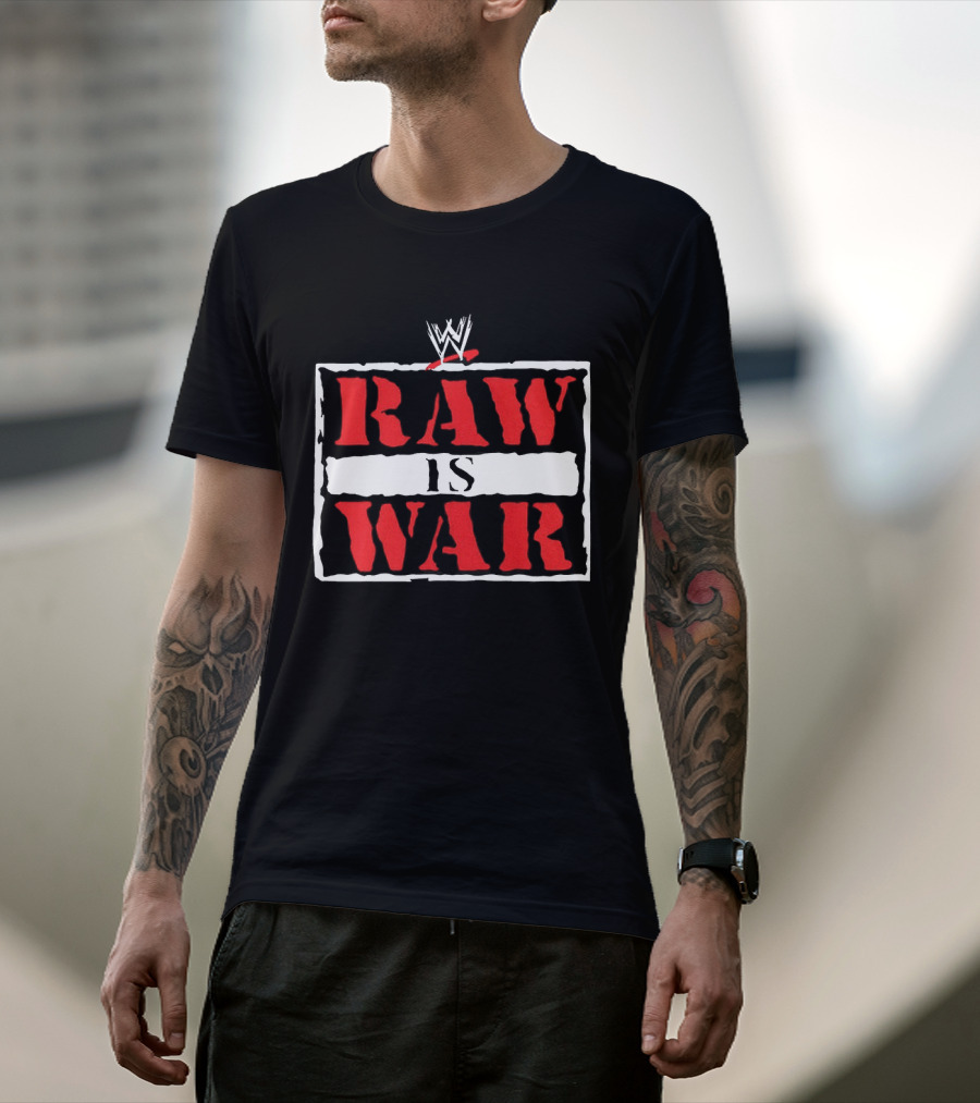 WWE Raw Is War Iconic Wrestling Brand T-Shirt