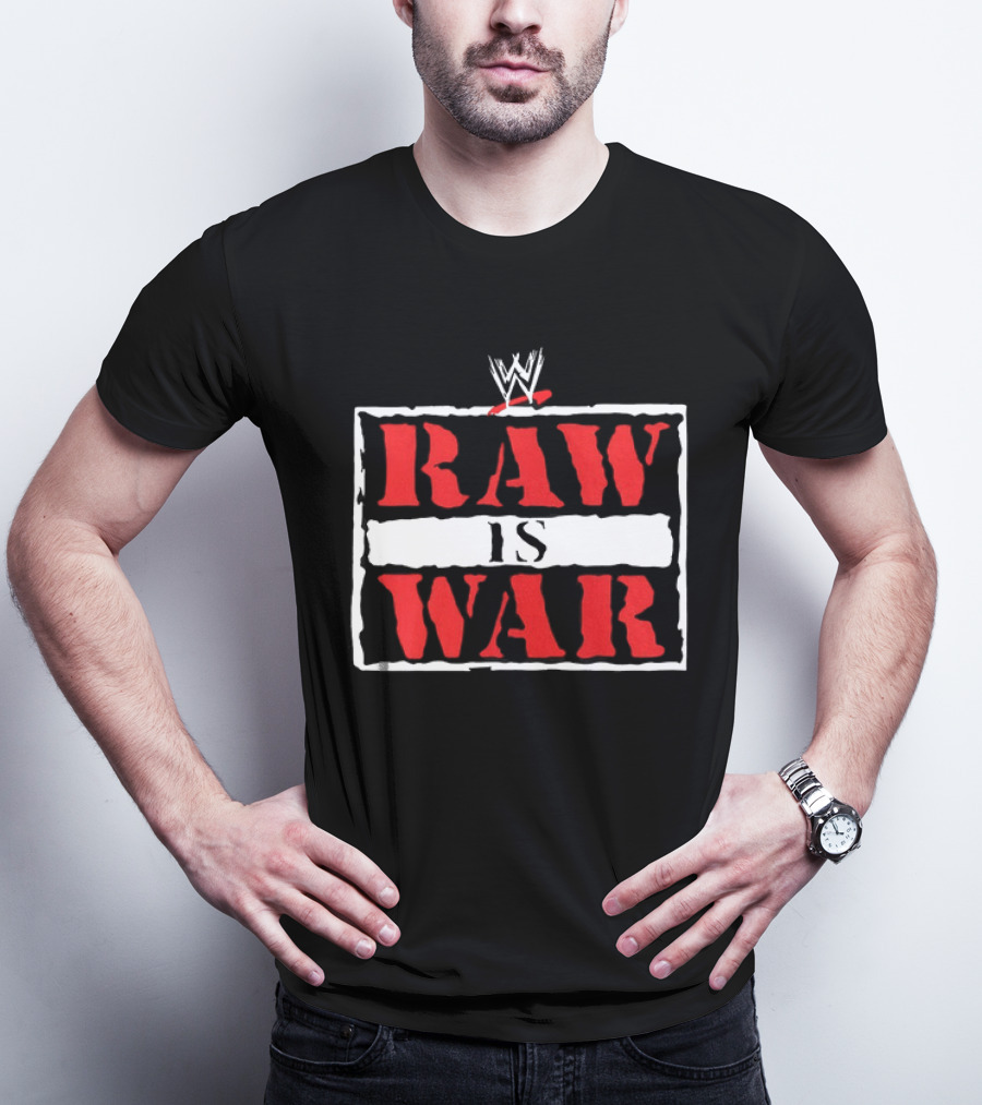WWE Raw Is War Iconic Wrestling Brand T-Shirt
