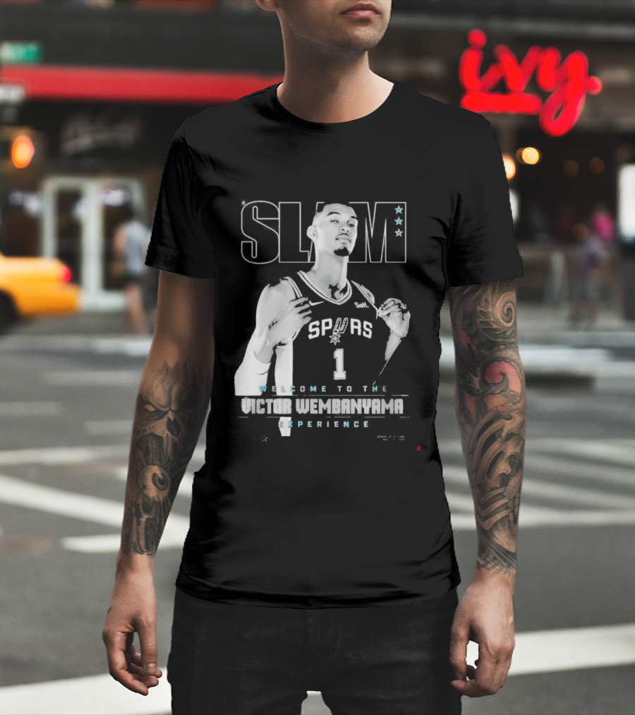Slam Spurs Victor Wembanyama Welcome To The Future T-Shirt