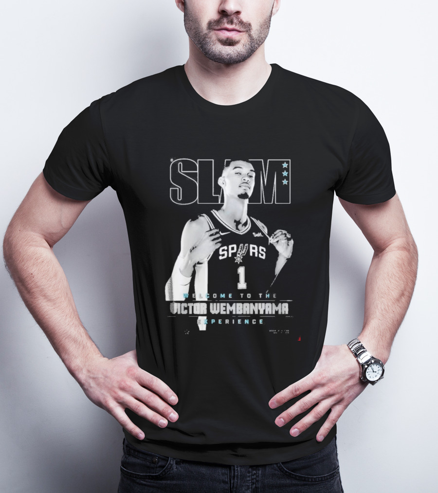 Slam Spurs Victor Wembanyama Welcome To The Future T-Shirt