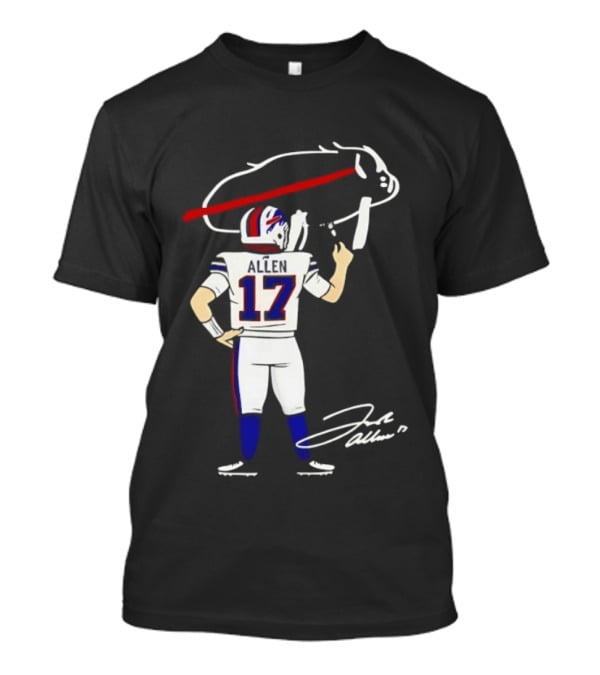 Josh Allen Buffalo Bills Number 17 Prepping For The Season T-Shirt