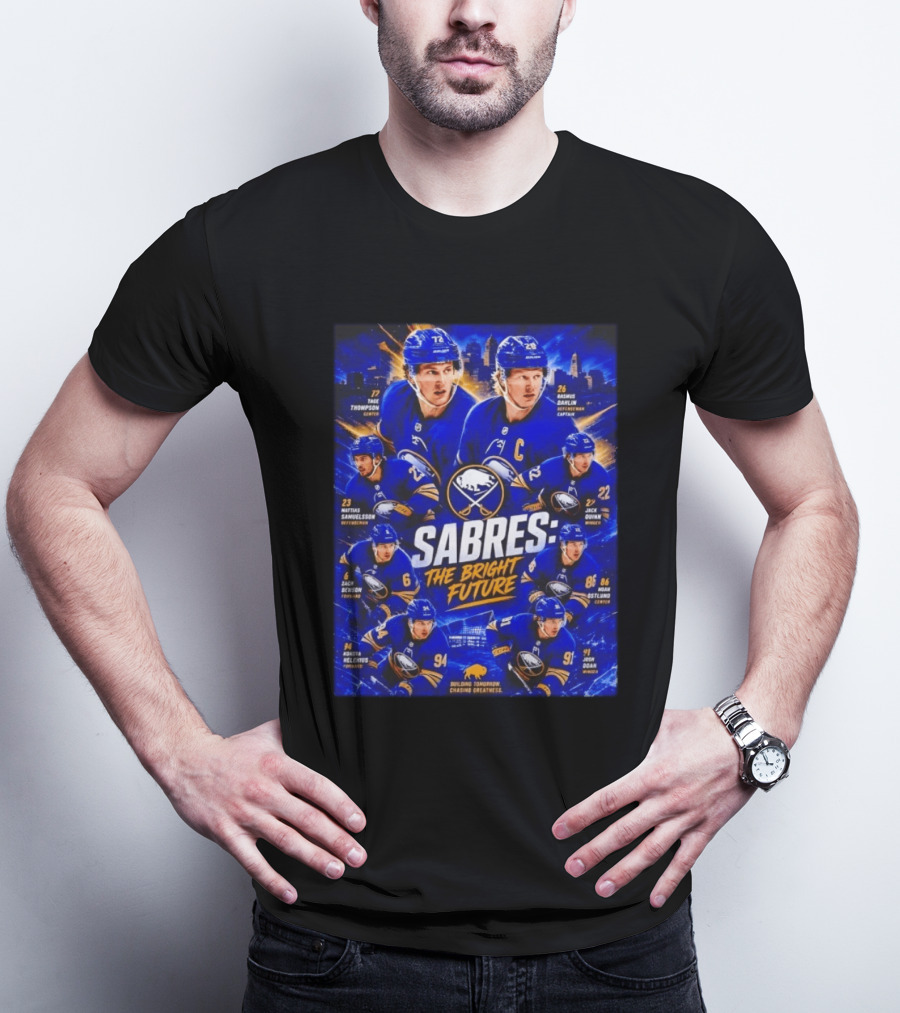 Buffalo Sabres Players Bright Future NHL Team Roster 2023 T-Shirt