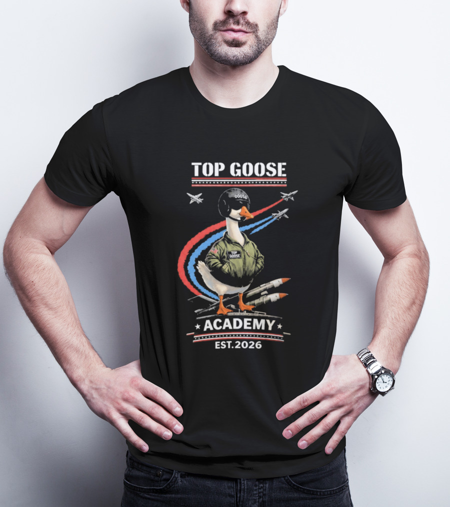Top Goose Academy 40th Anniversary Wingman Forever Est. 2026 T-Shirt