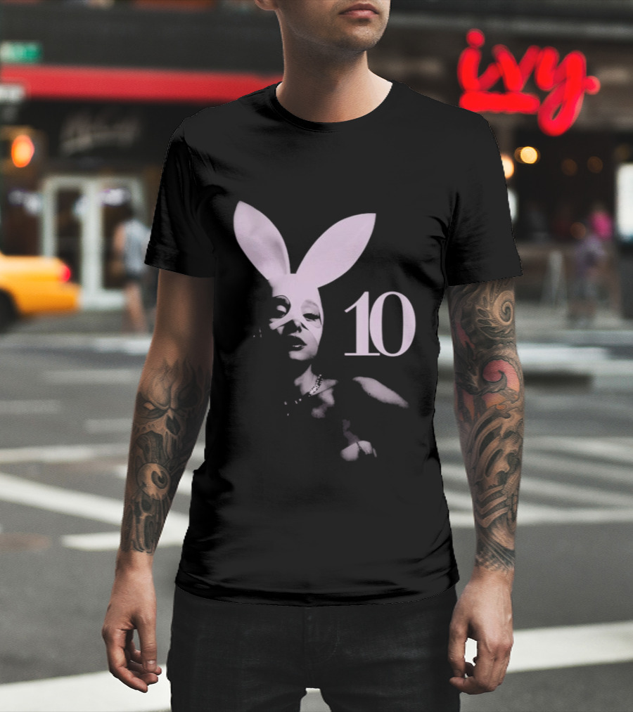 Ariana Grande Dangerous Woman Album Bunny Mask 10 T-Shirt