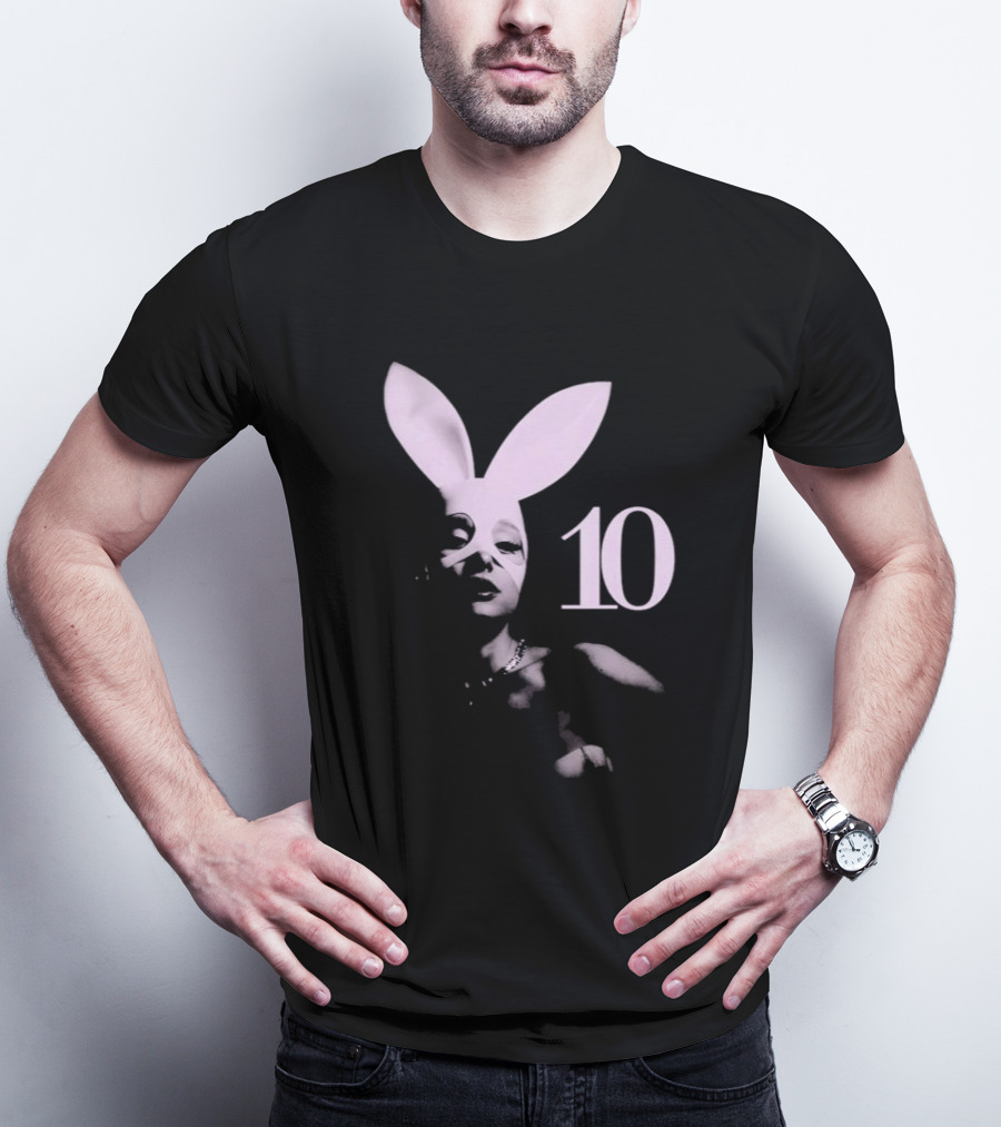Ariana Grande Dangerous Woman Album Bunny Mask 10 T-Shirt