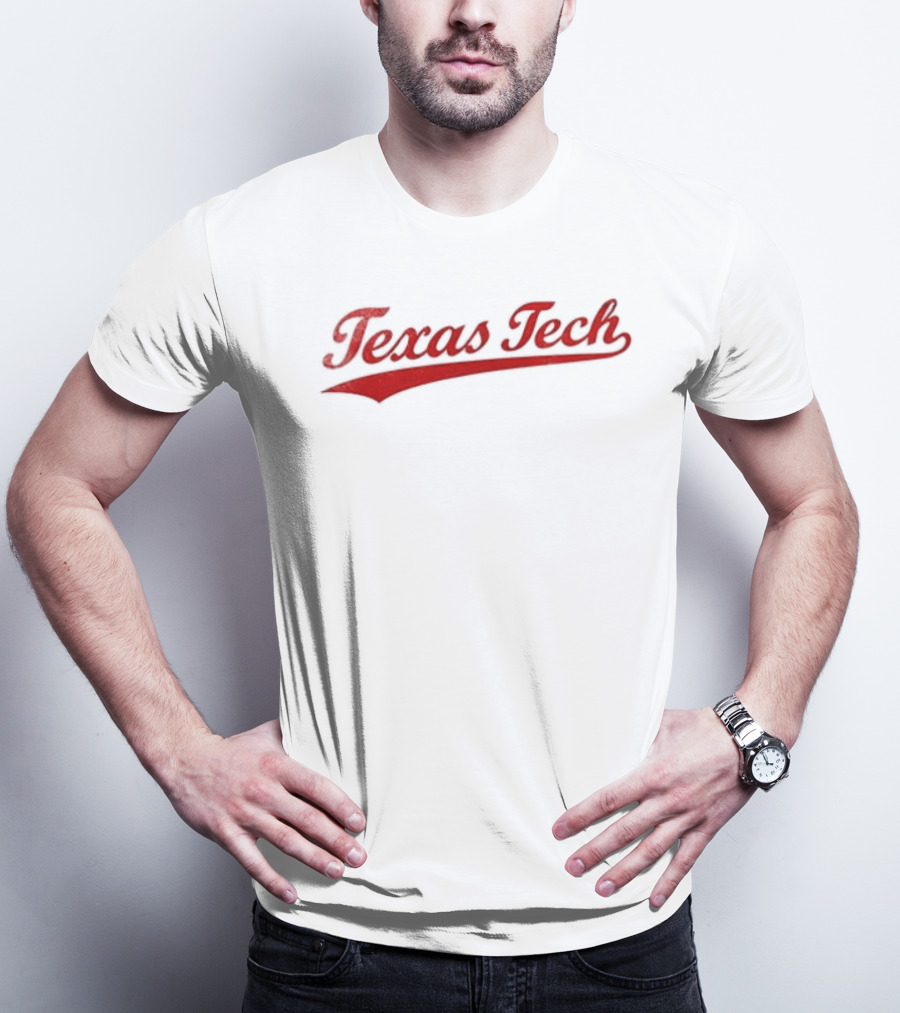 Texas Tech Red Raiders Softball Team Script T-Shirt