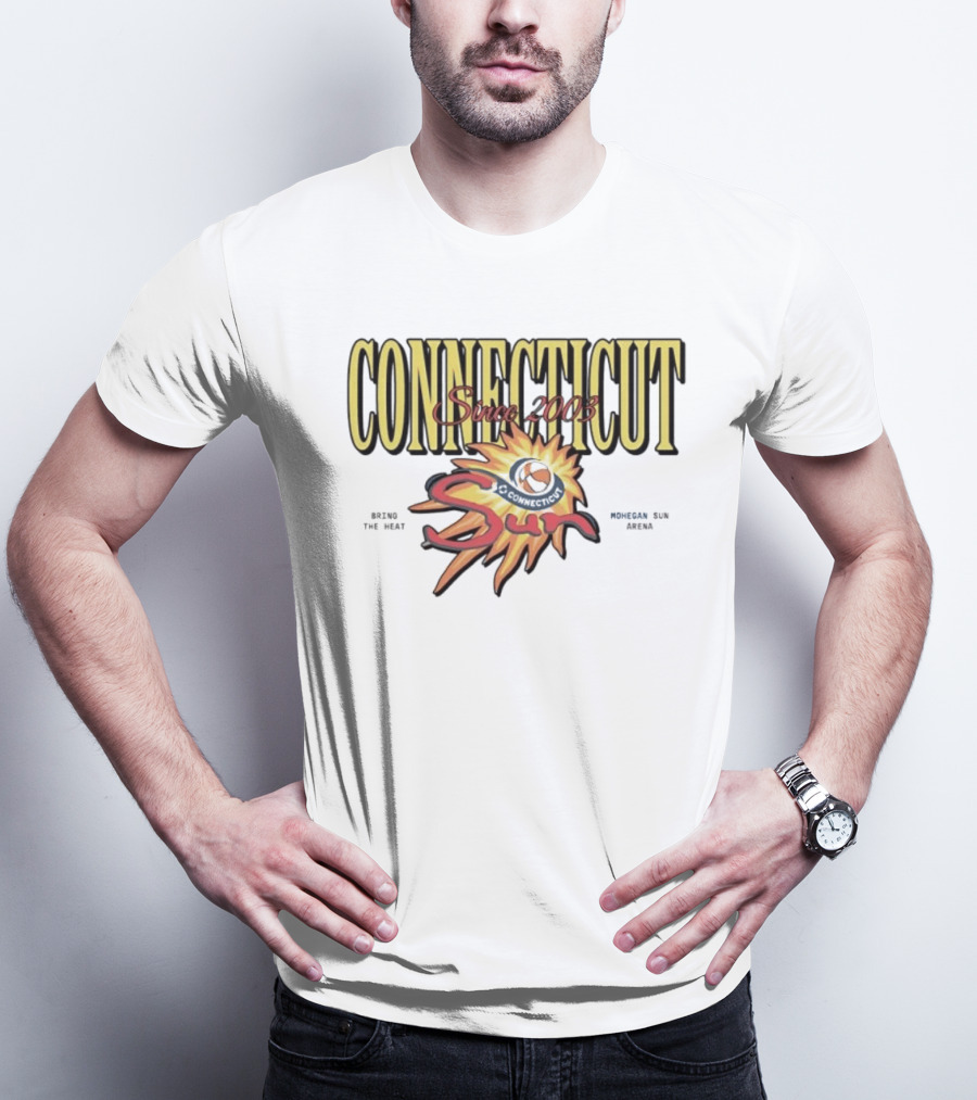 Connecticut Sun Bring The Heat Since 2003 Sun Arena T-Shirt