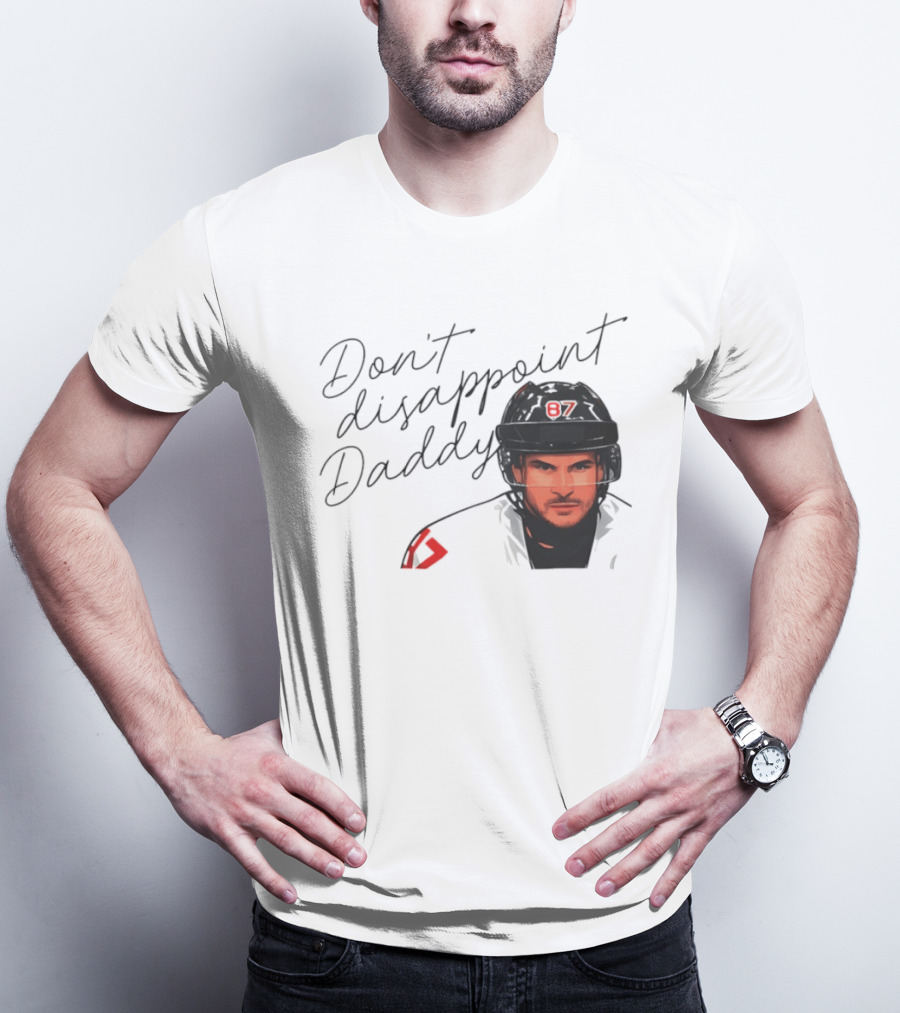 Don't Disappoint Daddy Sidney Crosby Hockey Legend 87 T-Shirt