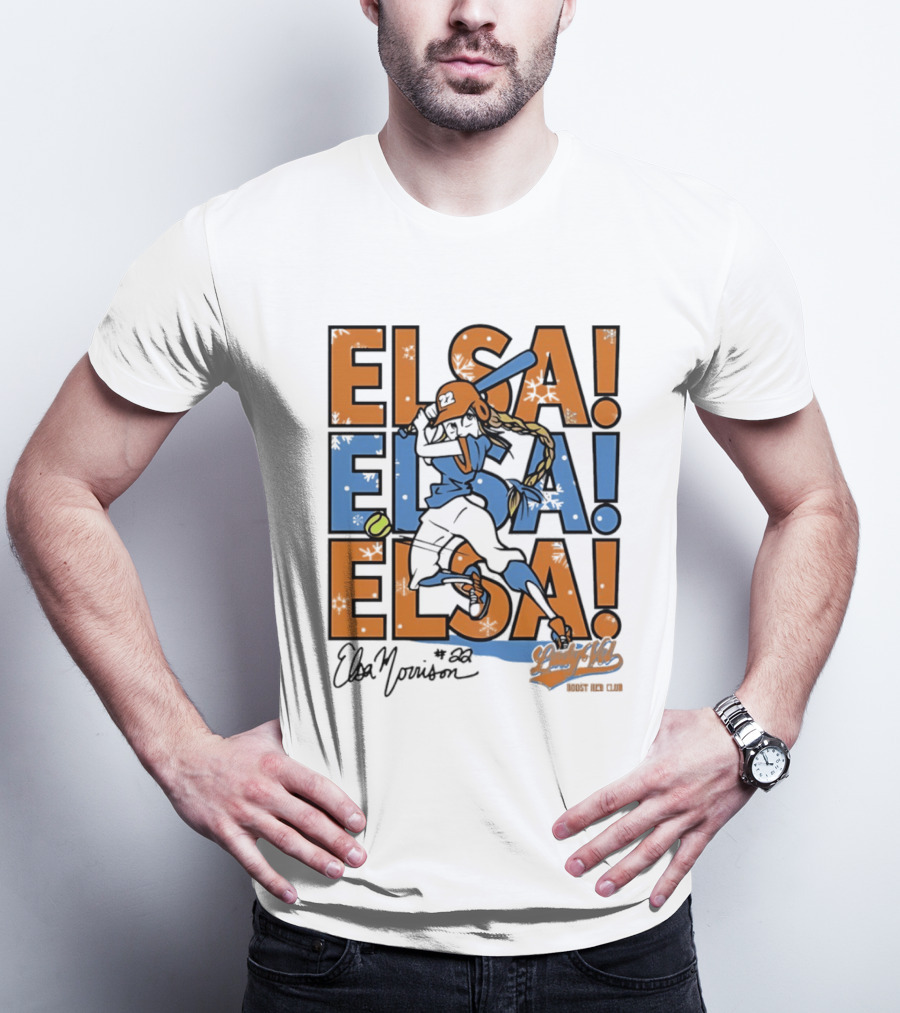 Elsa Morrison Lady Vol Tennessee Elsa 22 Boost Her Club T-Shirt