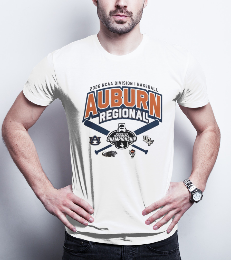 2026 NCAA Division I Baseball Auburn Regional Championship T-Shirt