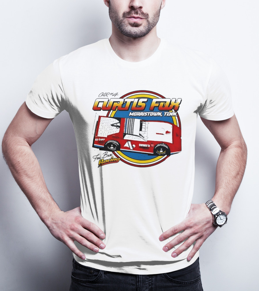 Curtis Fox Morristown Tennessee Fox Bros Racing Car No 4 T-Shirt