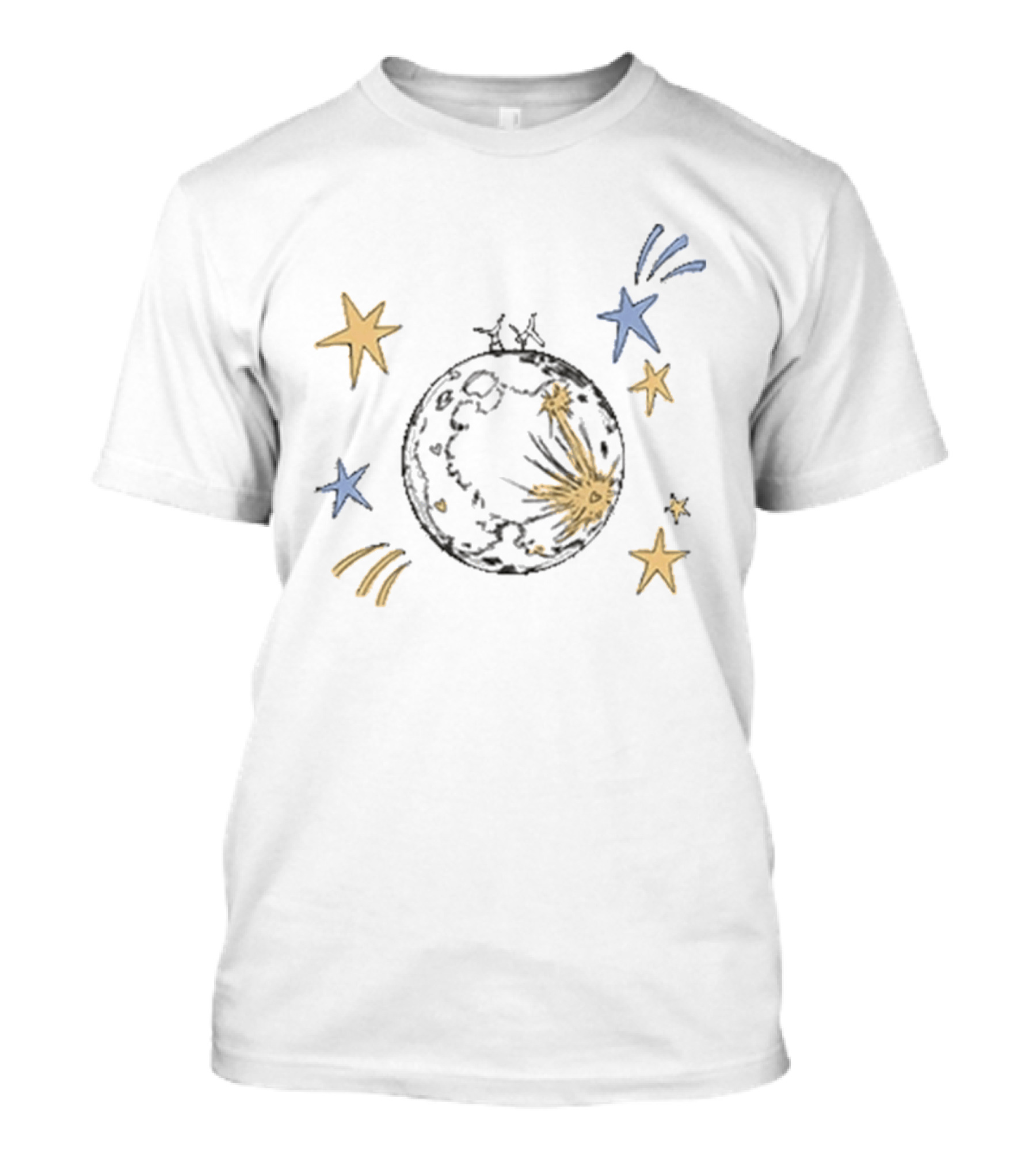 Noah Kahan Orbiter Lyrics Moon And Stars Celestial T-Shirt