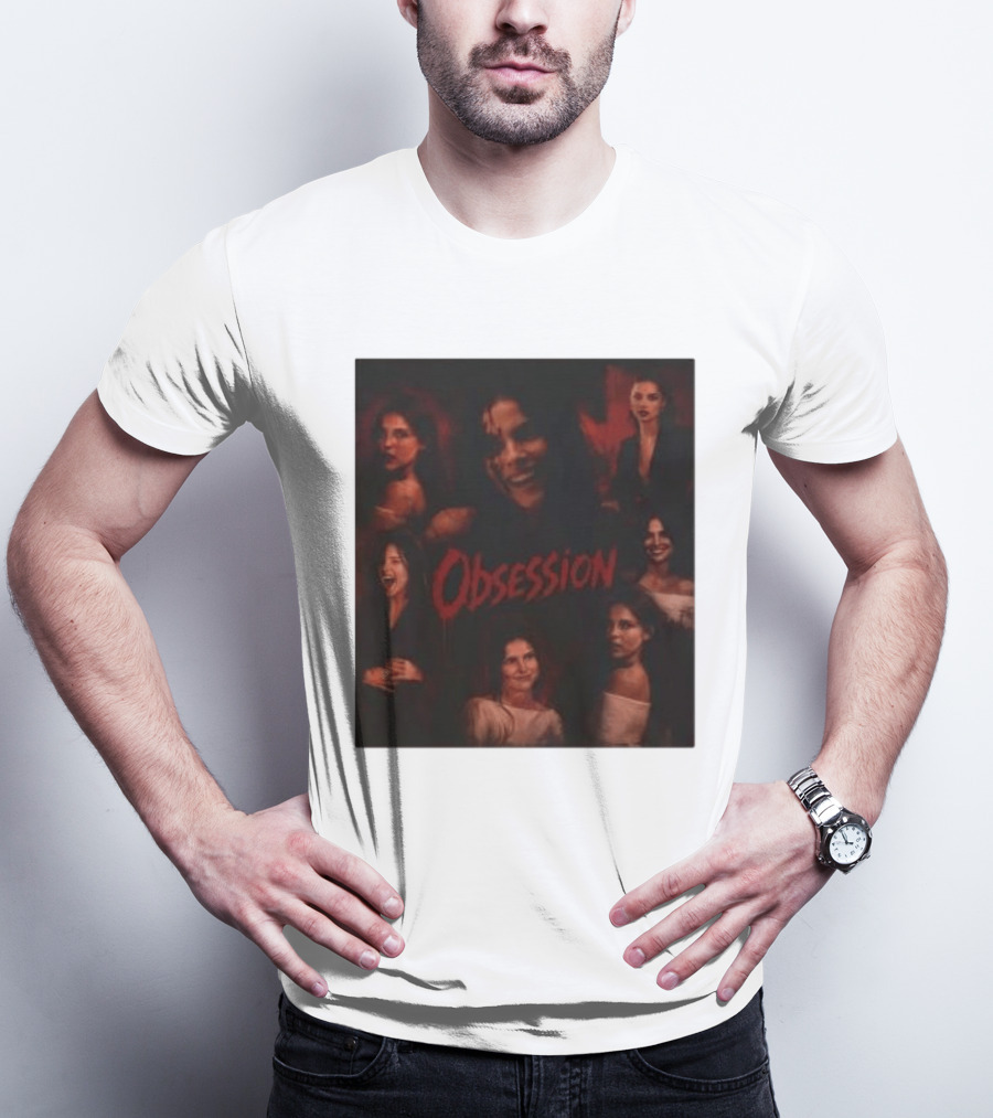 Obsession Nikki Multiple Expressions Dark Red Portraits T-Shirt