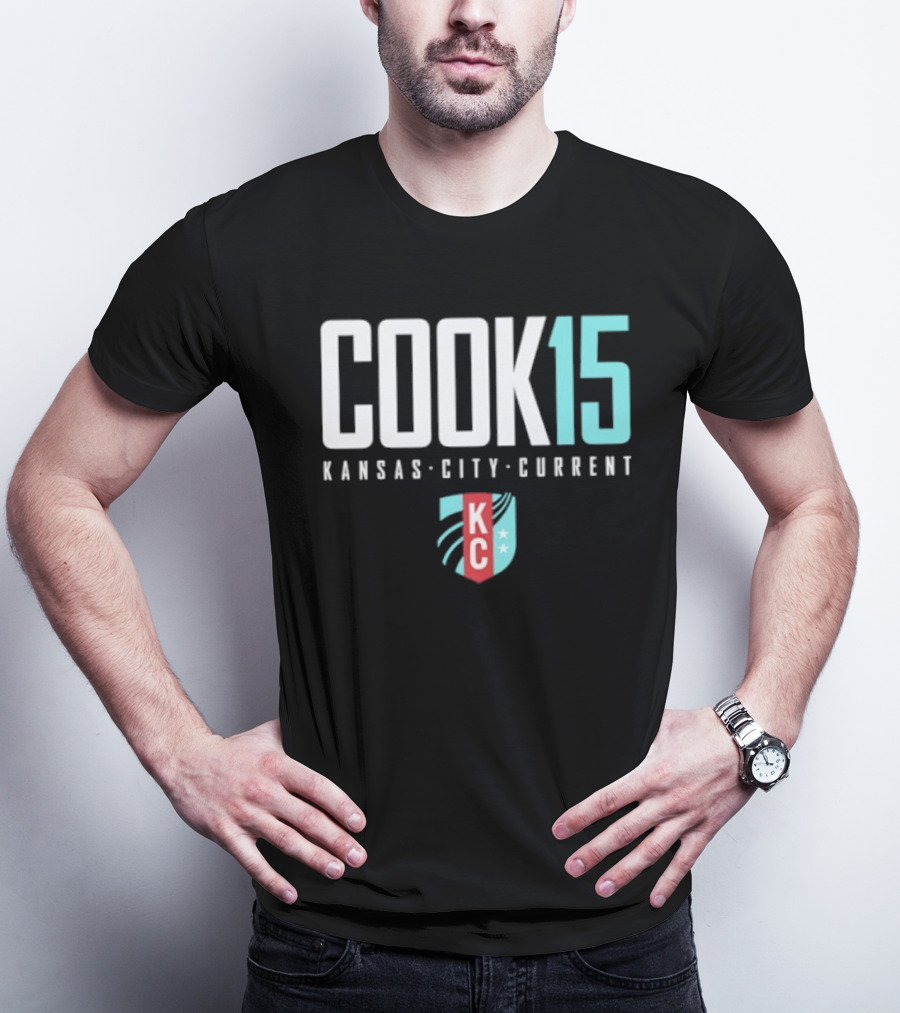 COOK 15 Kansas City Current NWSL KC T-Shirt