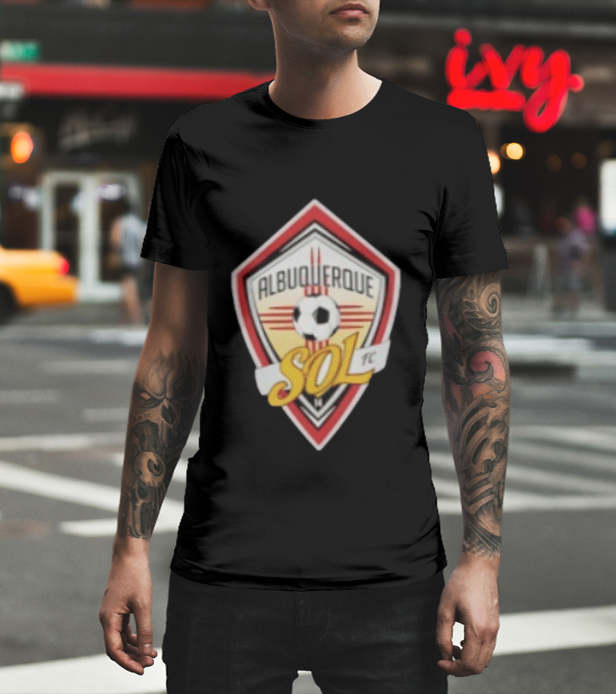 Albuquerque Sol FC Soccer Emblem 2026 Football T-Shirt