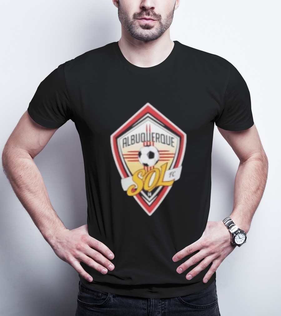 Albuquerque Sol FC Soccer Emblem 2026 Football T-Shirt