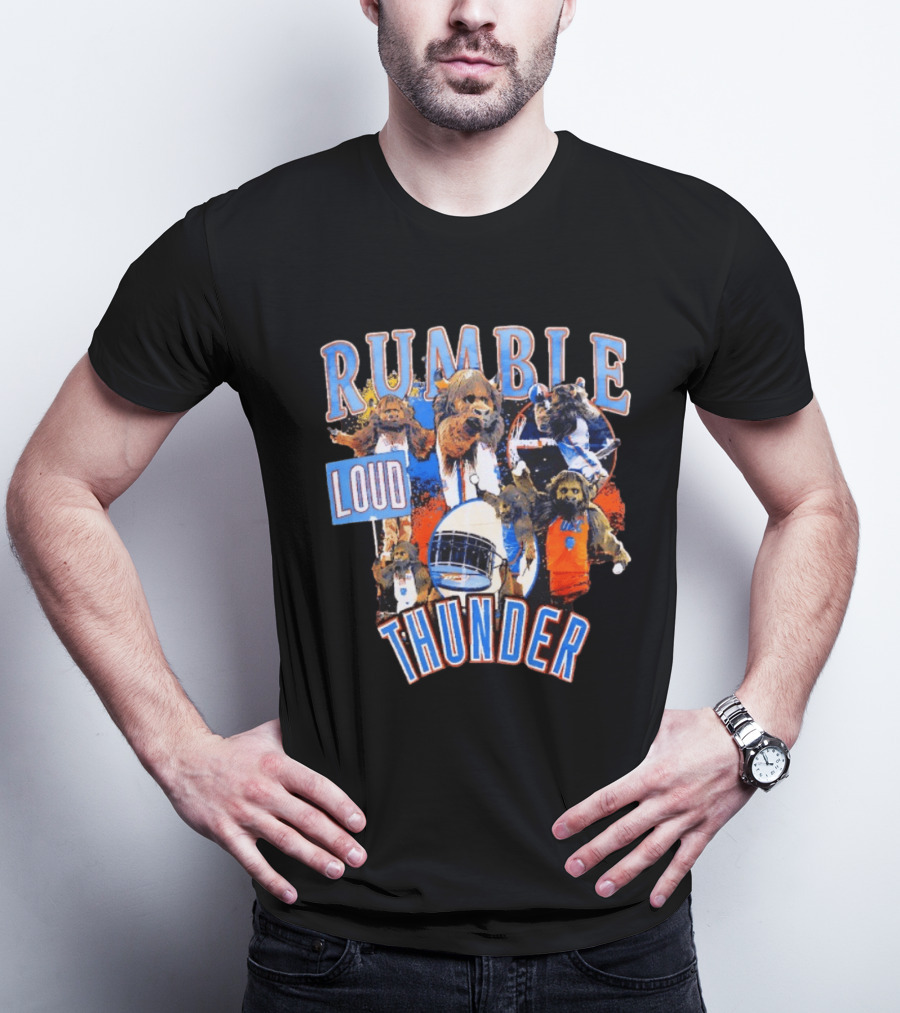 Rumble Loud Thunder Oklahoma City Crossroads T-Shirt