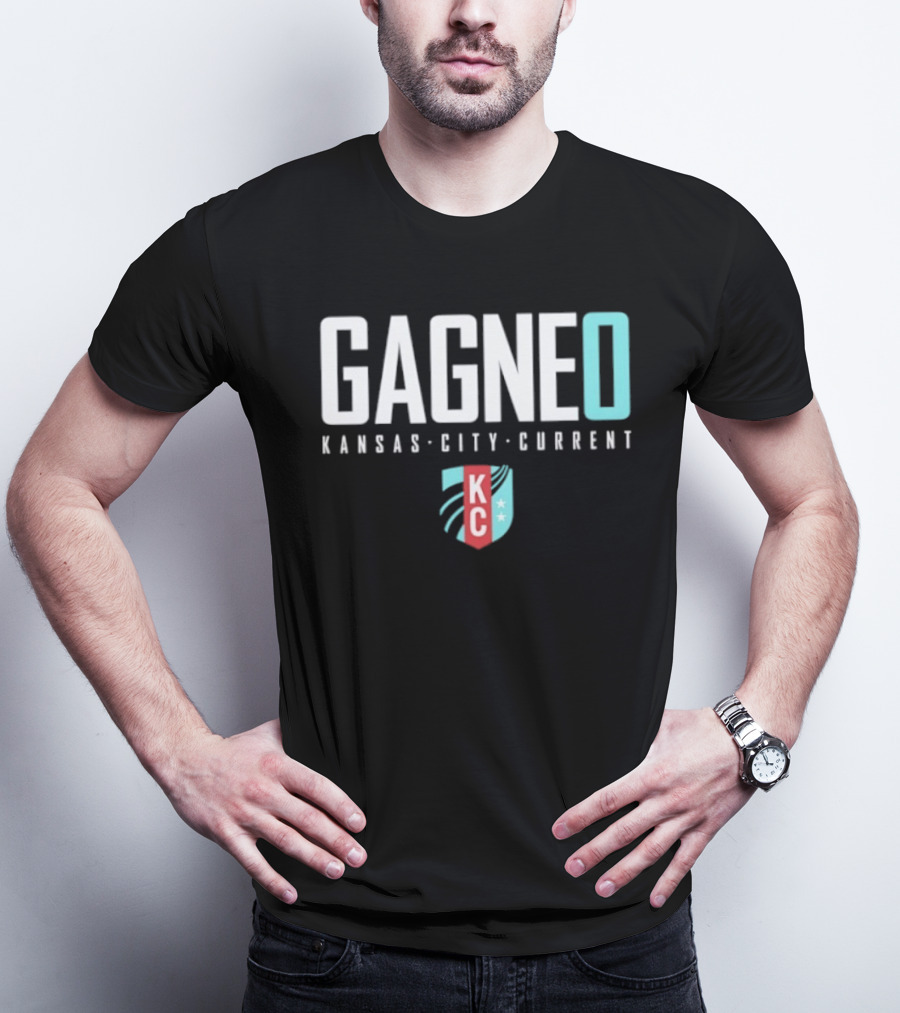Gagne 0 Kansas City Current NWSL KC T-Shirt