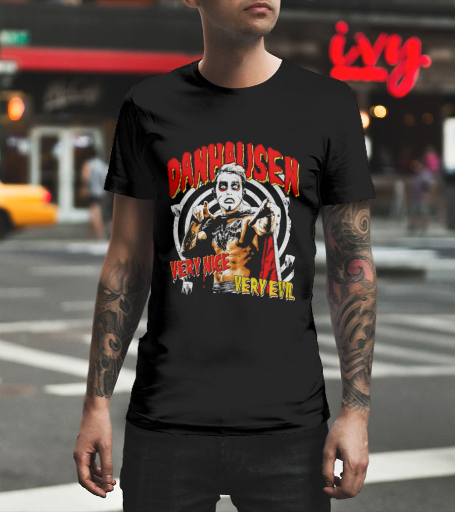 Danhausen Very Nice Very Evil Professional Wrestling T-Shirt