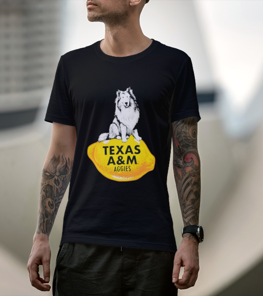Texas A And M Aggies Husky Lemon T-Shirt