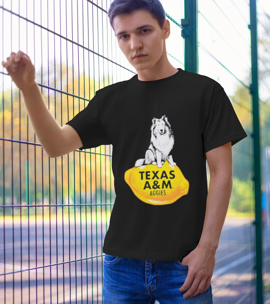 Texas A And M Aggies Husky Lemon T-Shirt