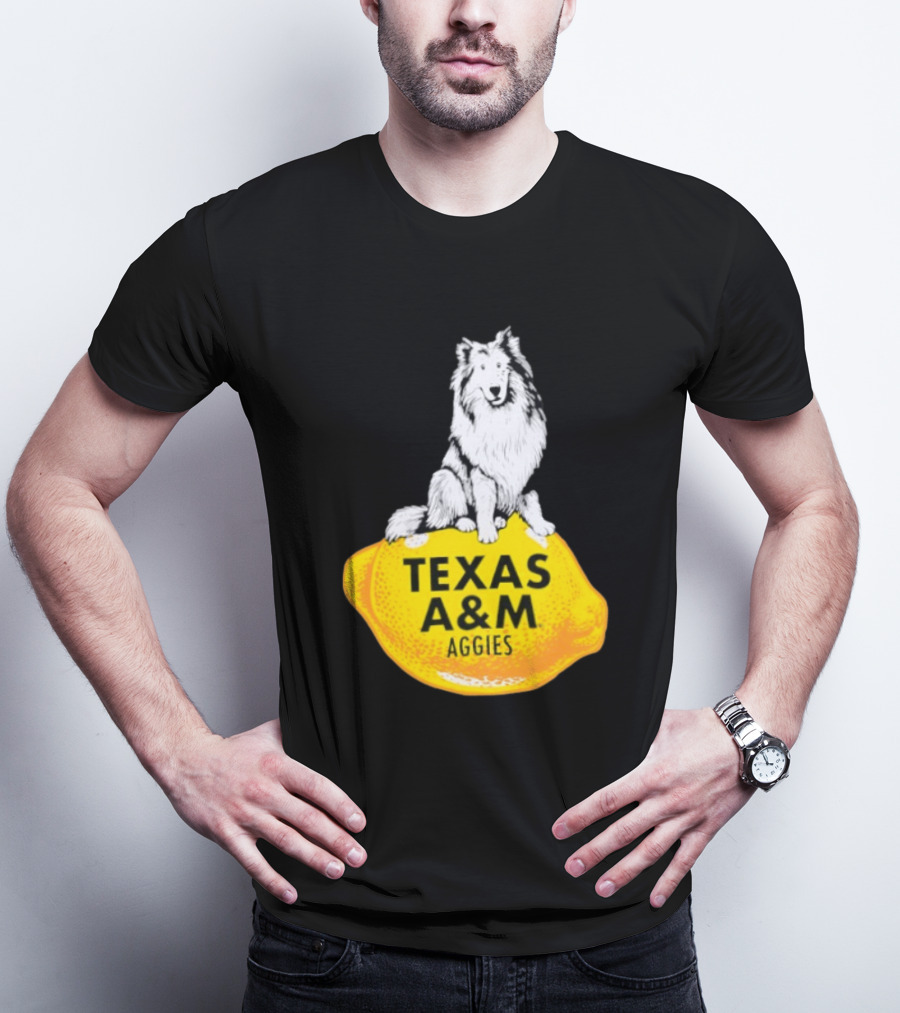 Texas A And M Aggies Husky Lemon T-Shirt