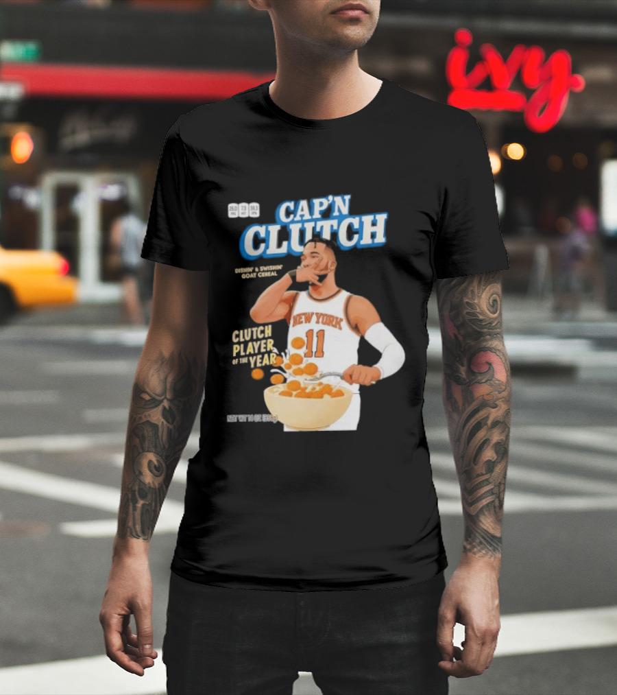 Cap'n Clutch New York Eleven Clutch Player Of The Year T-Shirt