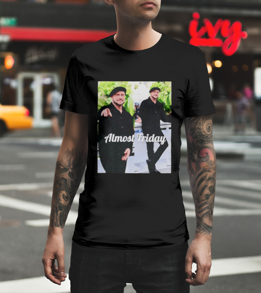 John Travolta Almost Friday Cannes Film Festival 2026 Saturday Night T-Shirt