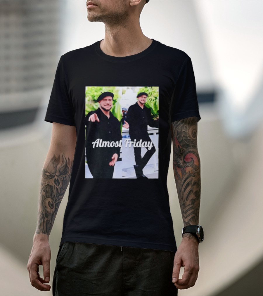 John Travolta Almost Friday Cannes Film Festival 2026 Saturday Night T-Shirt