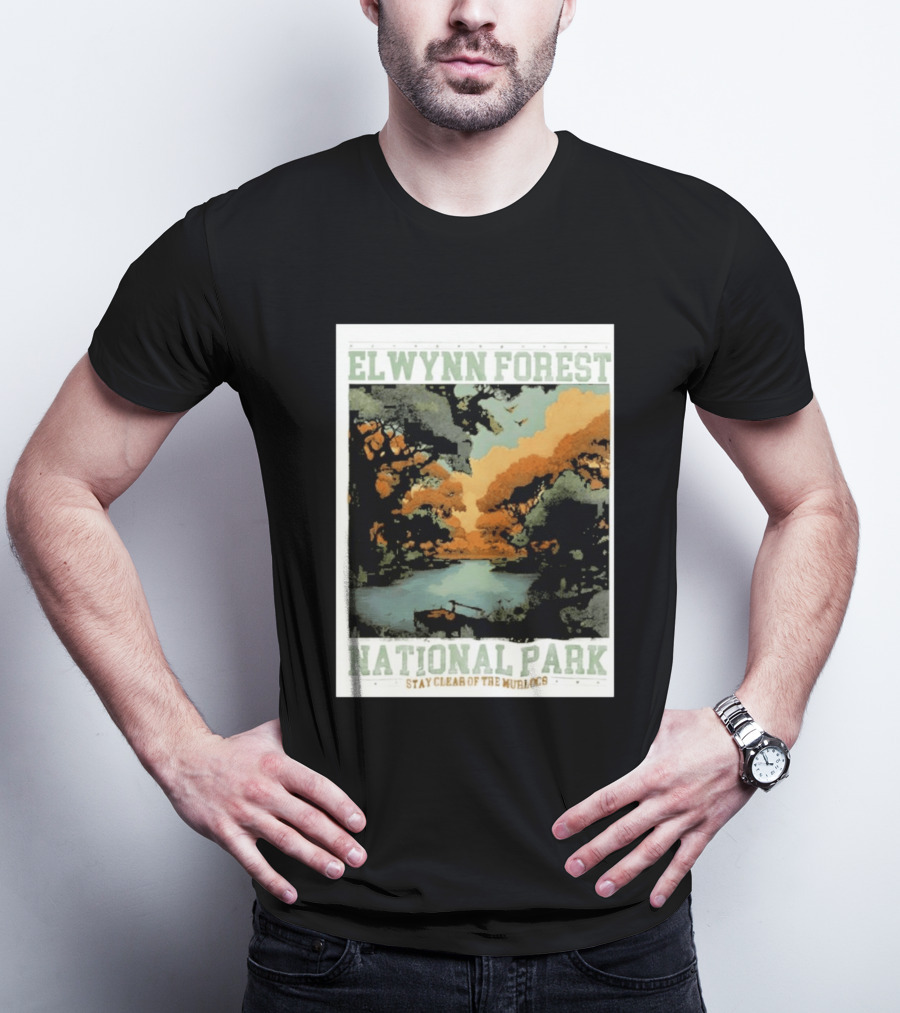 Elwynn Forest National Park Stay Clear Of The Murlocs T-Shirt
