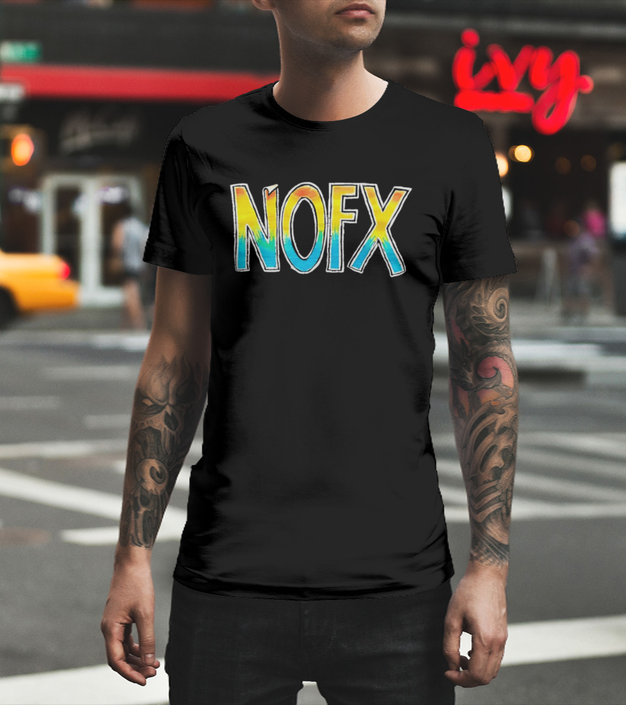 NOFX Gradient Tie Dye Band T-Shirt