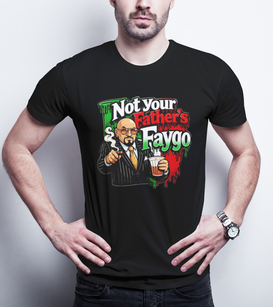 Not Your Father's Faygo Gangster Italian Flag Dripping T-Shirt