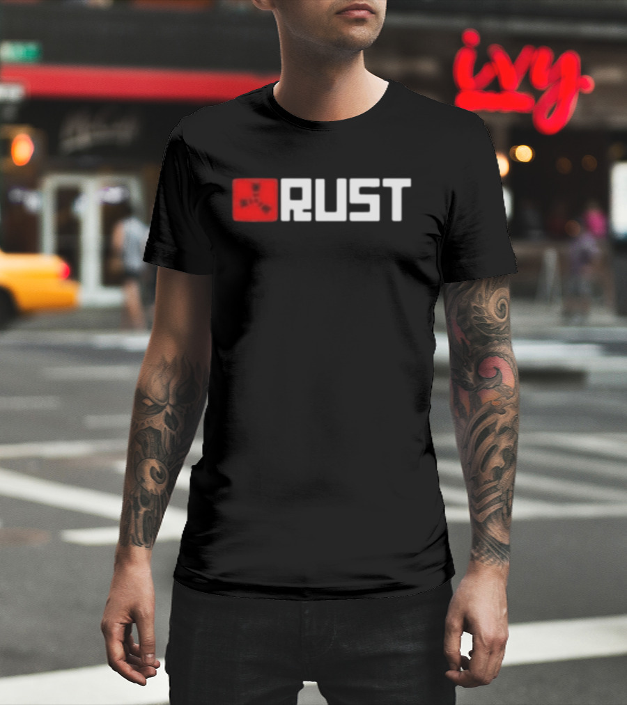 Rust Trust Issues Radiation Symbol Gaming T-Shirt