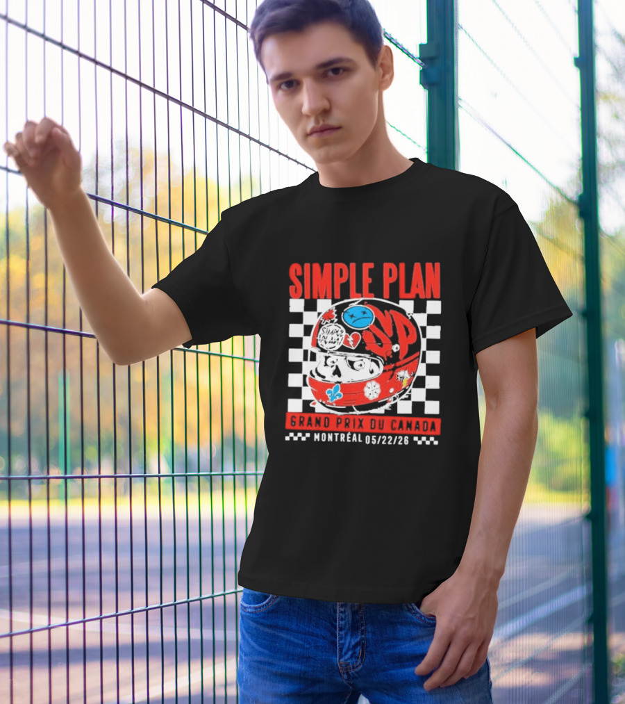 Simple Plan Grand Prix Du Canada Montreal 05/22/26 T-Shirt
