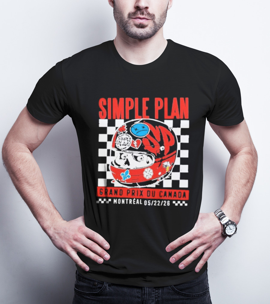 Simple Plan Grand Prix Du Canada Montreal 05/22/26 T-Shirt