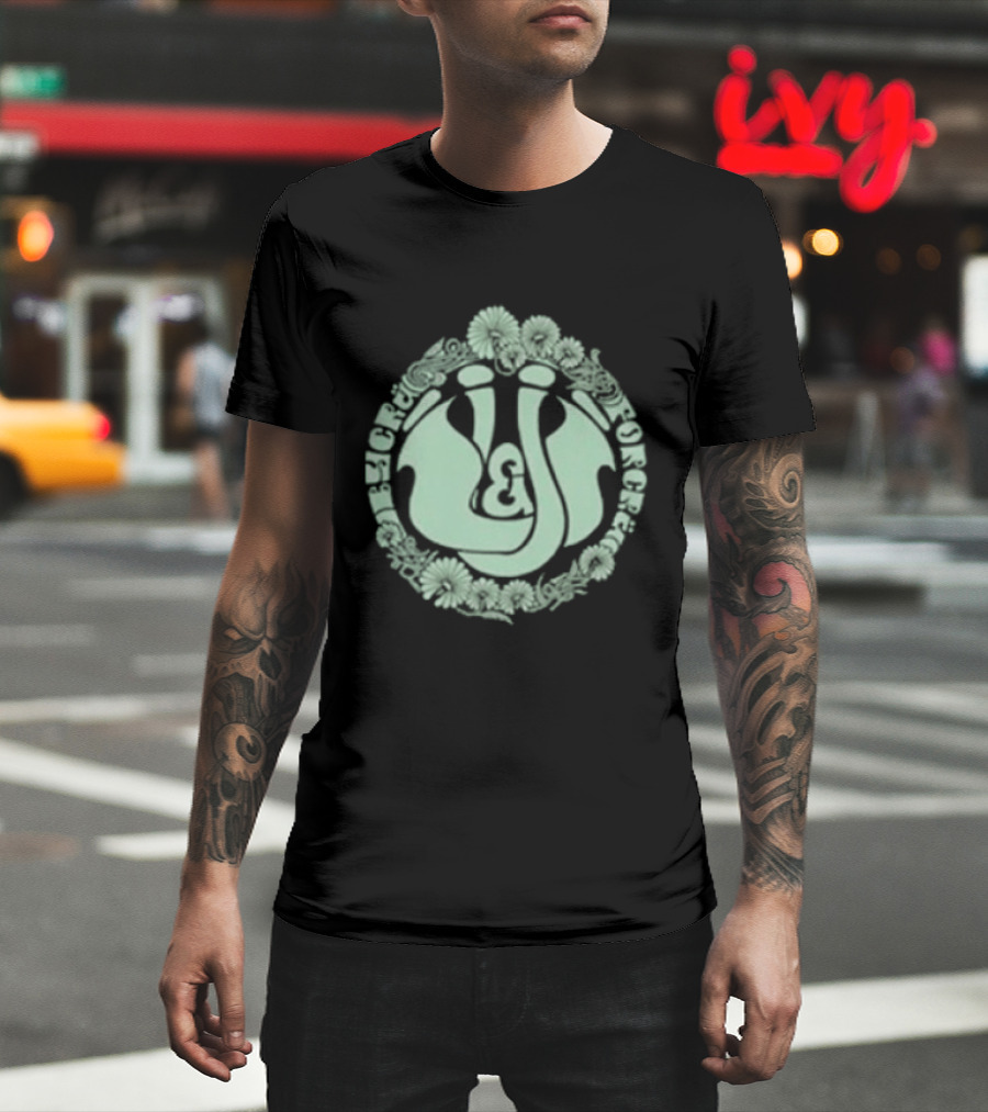 Massenomics Unpaid And Underrated Flowered Circular T-Shirt