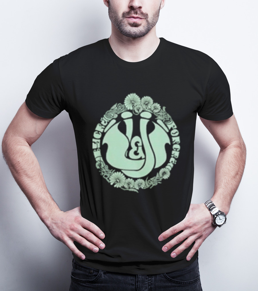 Massenomics Unpaid And Underrated Flowered Circular T-Shirt